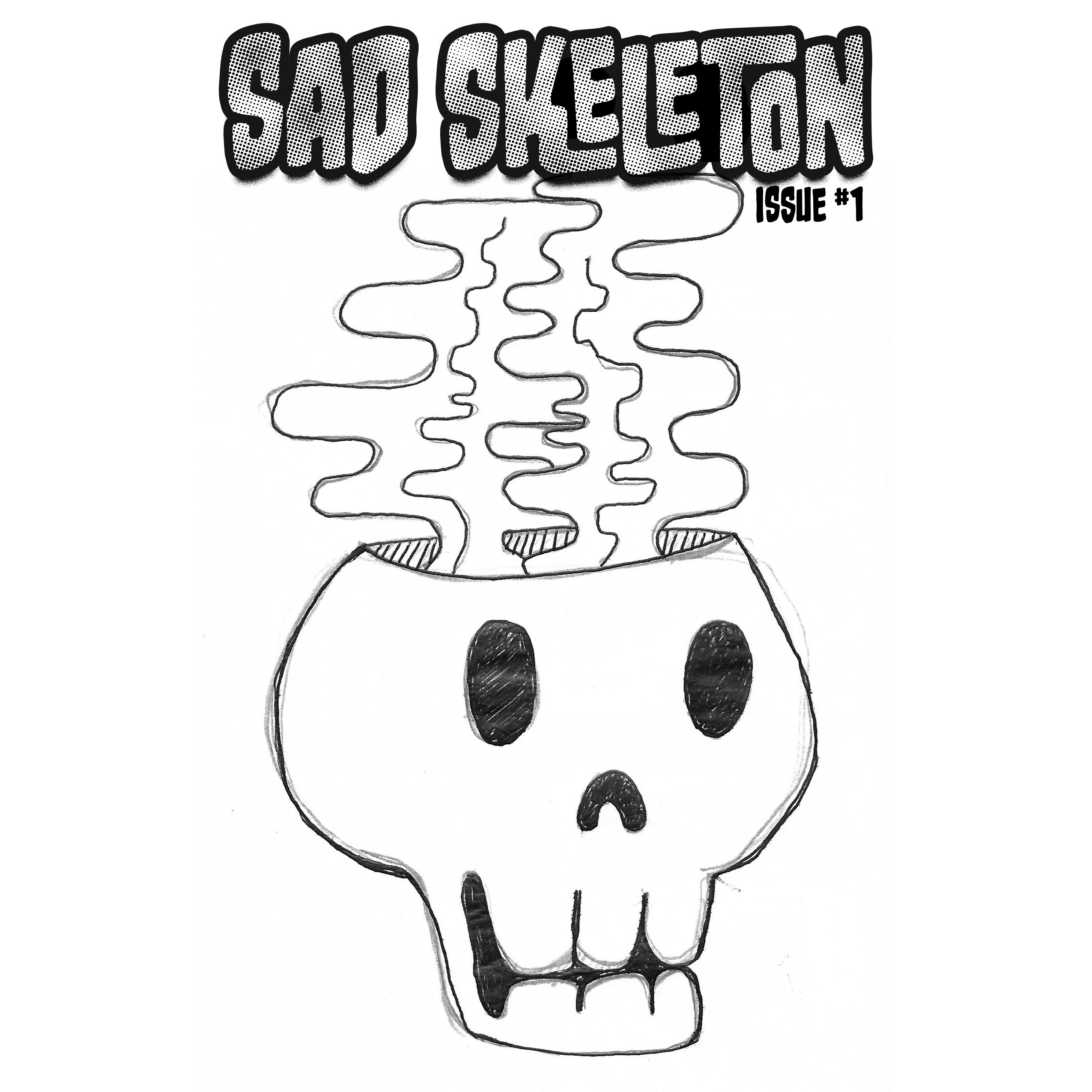 SAD SKELETON ISSUE #1 (Digital Download) - Hand Cut Company SAD SKELETON ISSUE #1 (Digital Download) - Hand Cut Company