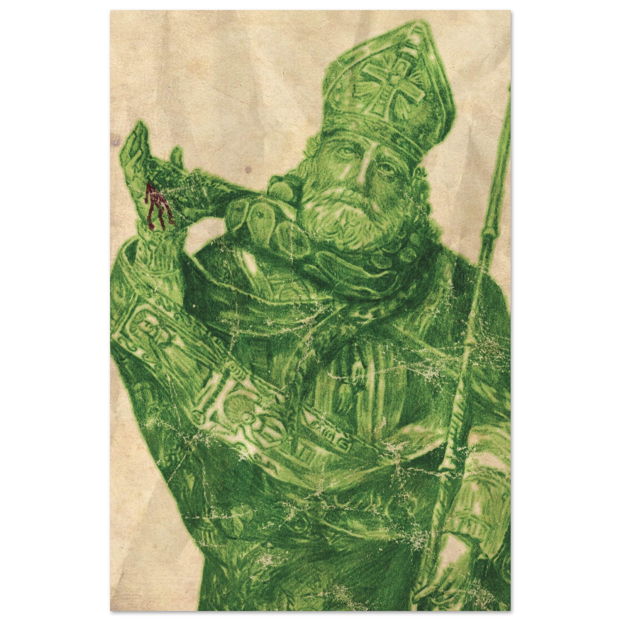 The Fate of St. Pádraig Poster - Hand Cut Company