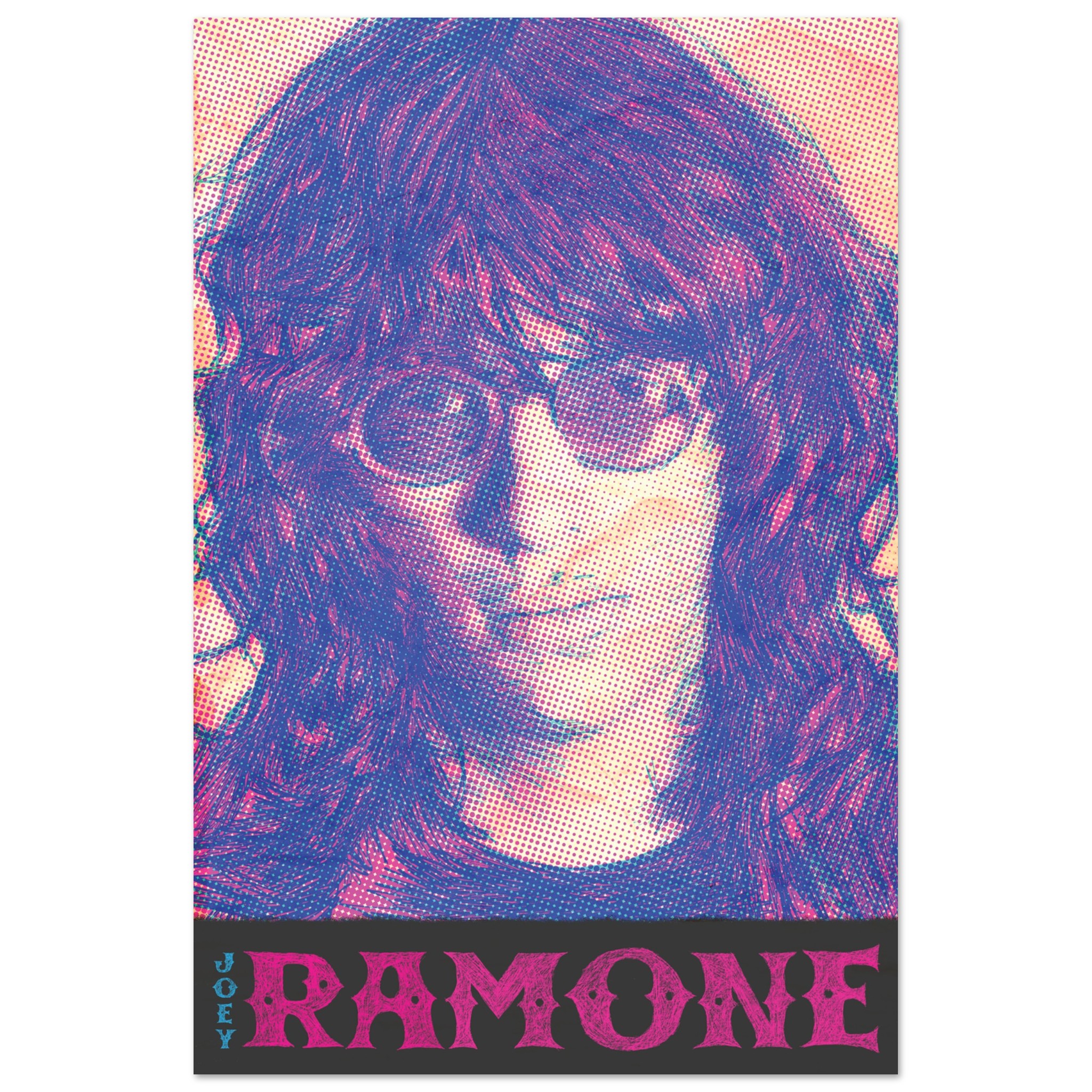 Joey Ramone Poster - Hand Cut Company