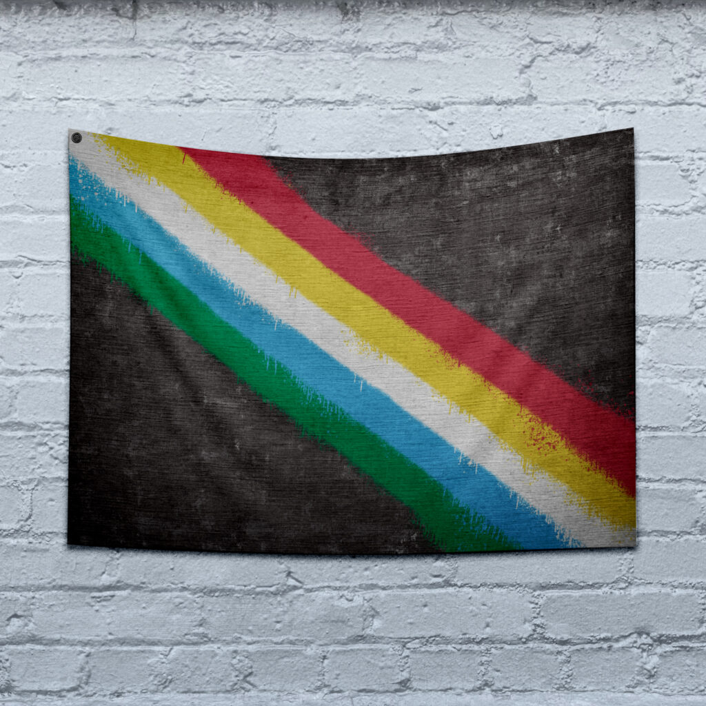 Disability Pride Flag - Double Sided - Hand Cut Company